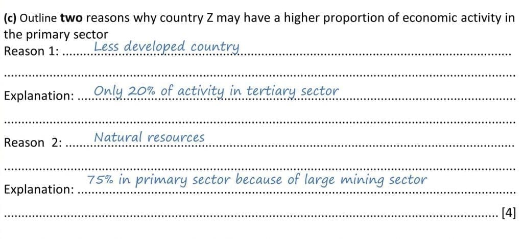 Exam Solution - Classification of Business | Cambridge Essentials - Cambridge IGCSE & A-level